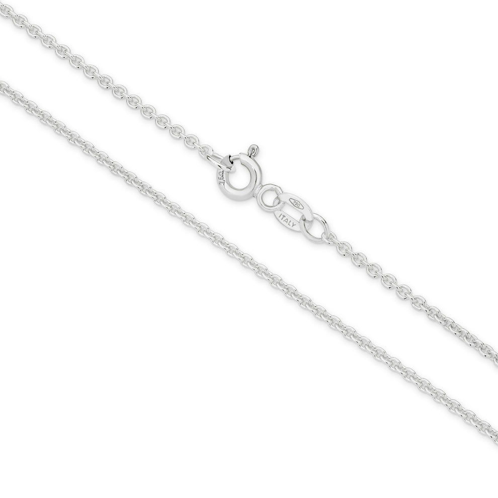 White Gold Cable Chain – Renee Tania Jewellery